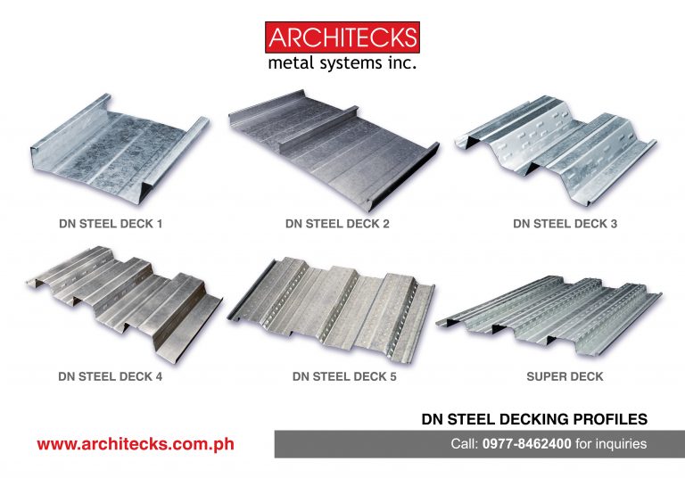 DN Steel Decking Profiles – Architecks Metal Systems Inc